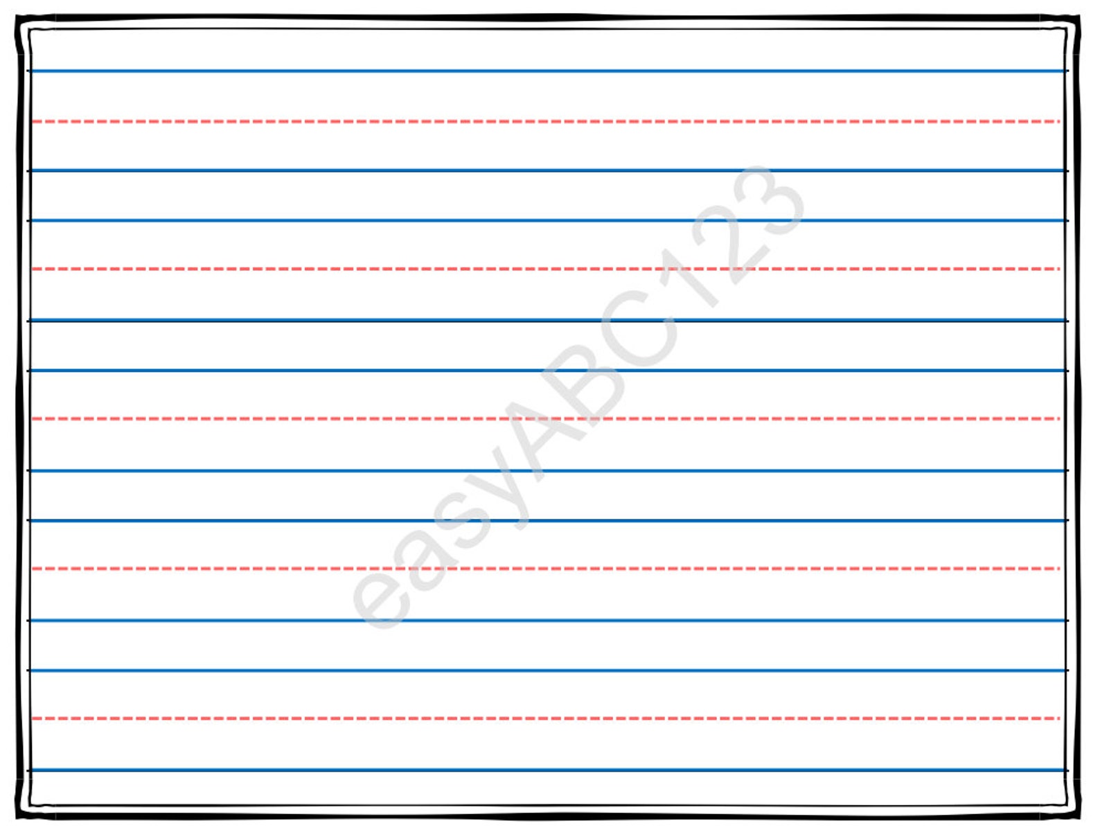 Printable Alphabet Letters Tracing Page | Includes Bonus Practice Page ...