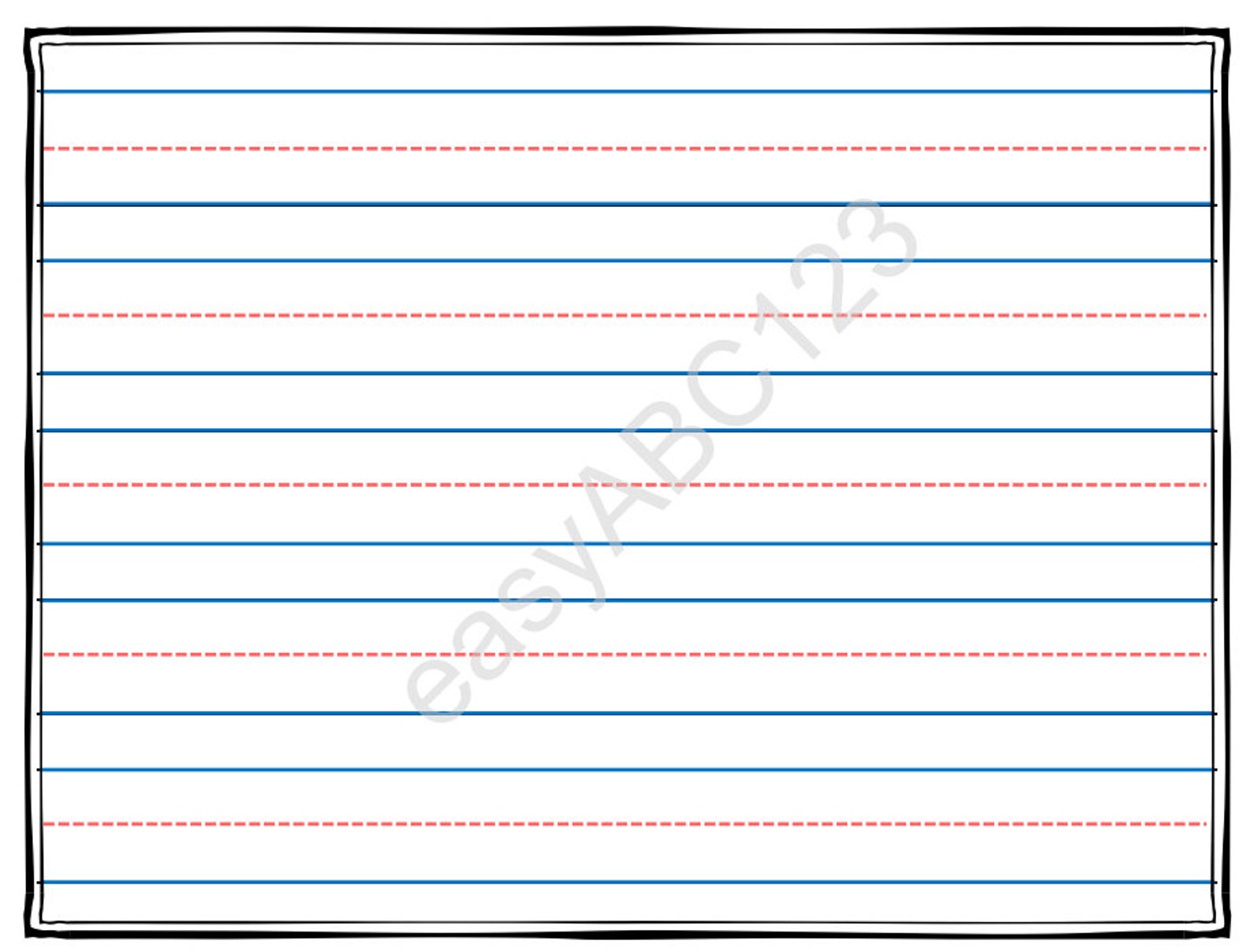 Printable Alphabet Letters Tracing Page | Includes Bonus Practice Page ...