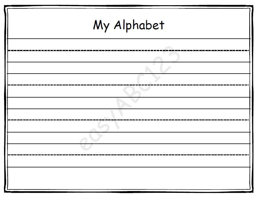Printable My Alphabet Letters Tracing Pages | Includes Bonus Practice ...