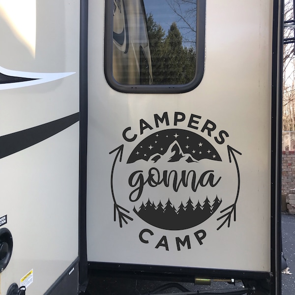 Sticker camping car personnalisé - Etsy France