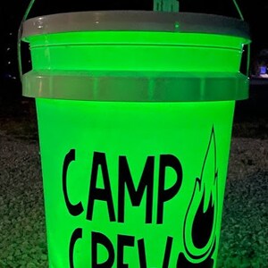 Camping LED Light Bucket Kit With Remote Check Out All Decal ...
