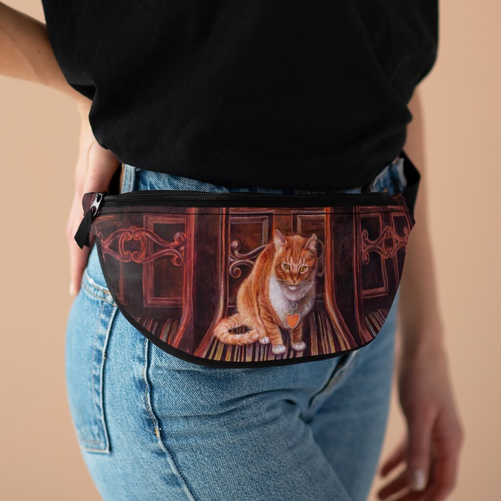 Cat Fanny Pack | Fanny Packs for Women | Fashion Illustration Fanny ...