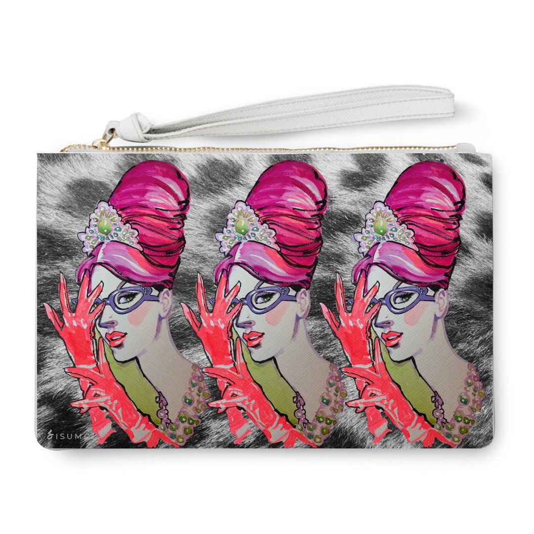 Baltimore Hon Leopard Clutch Bag - Etsy