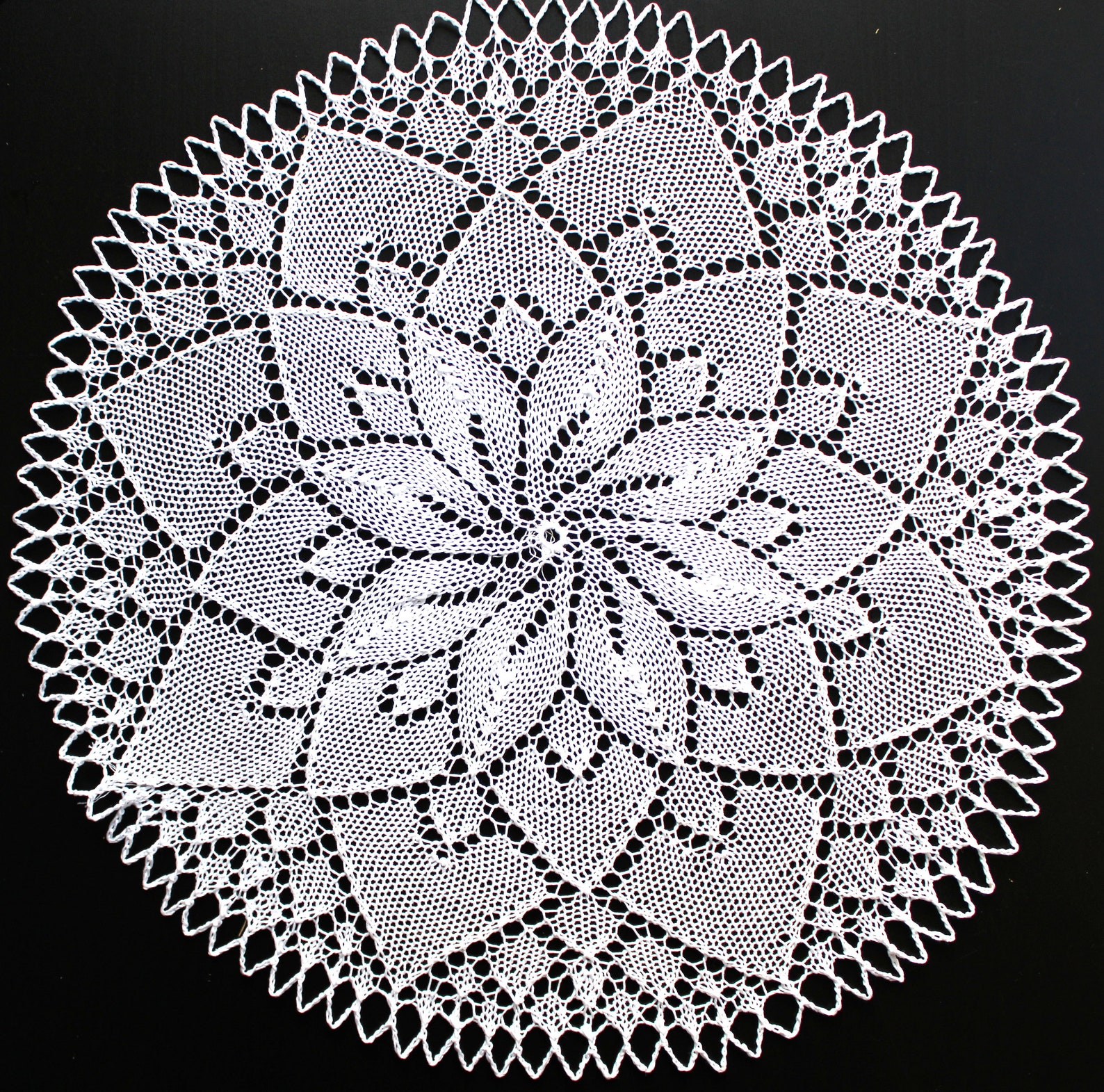 Lace Doily, Flower, Handmade, Knitted, Tablecloth, 39 Cm, Perfect Gift ...
