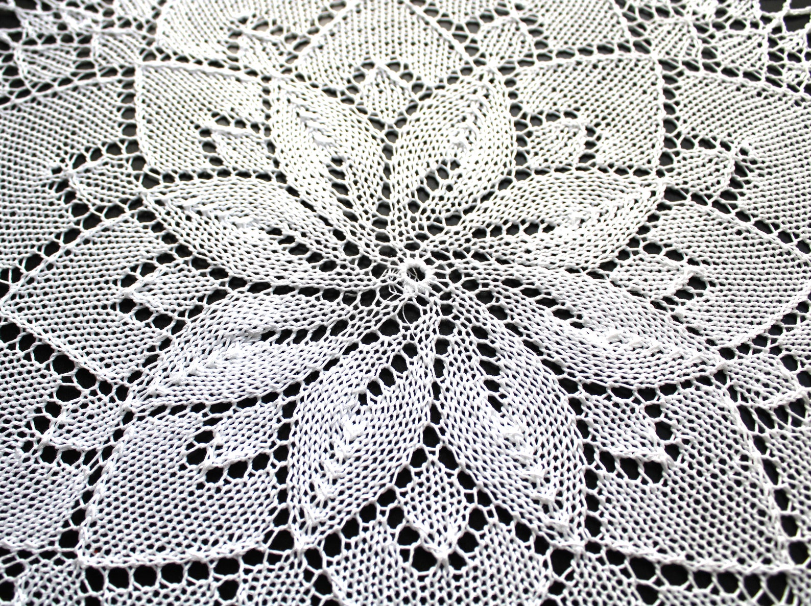 Lace Doily, Flower, Handmade, Knitted, Tablecloth, 39 Cm, Perfect Gift ...