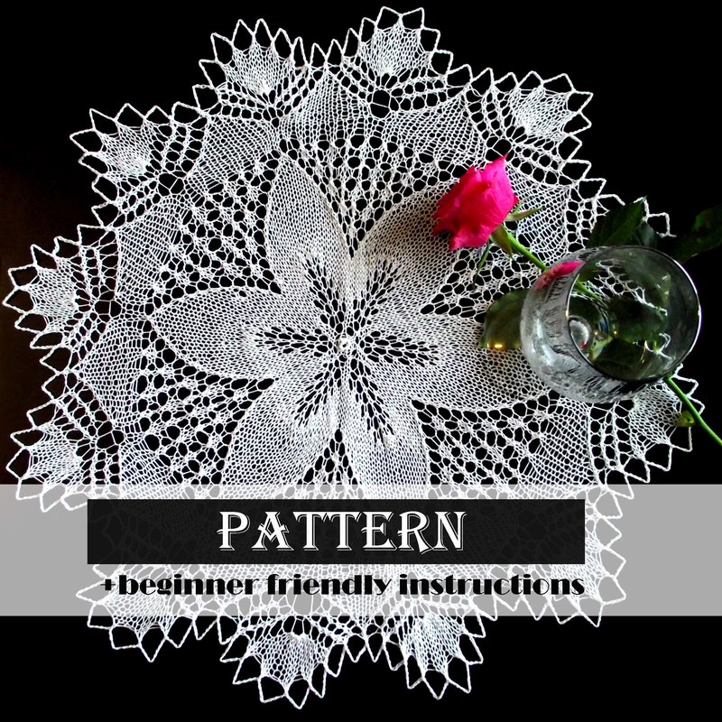 Knitted Doily - Etsy