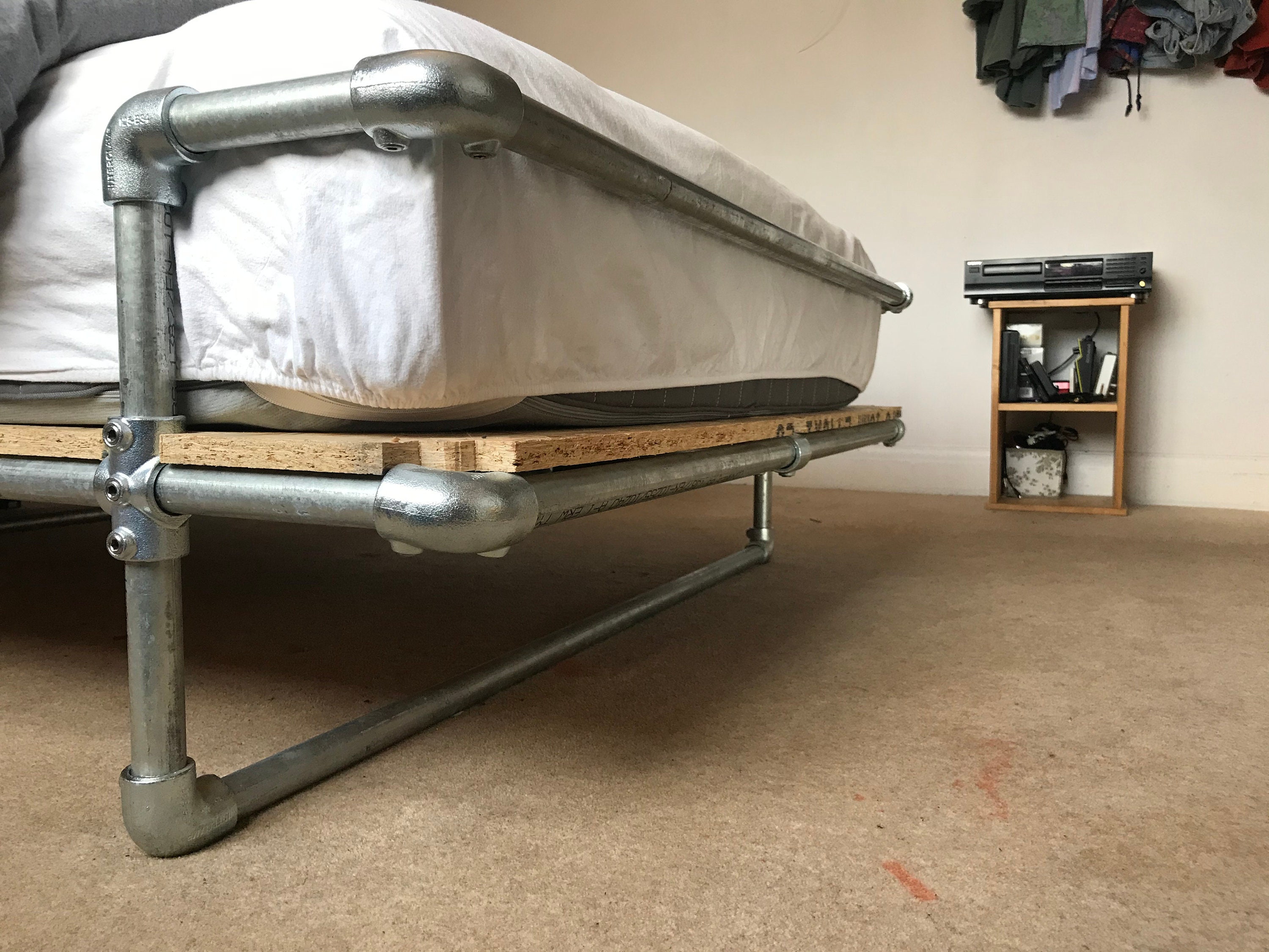 Industrial Style Scaffold Bed Frame Custom fit | Etsy