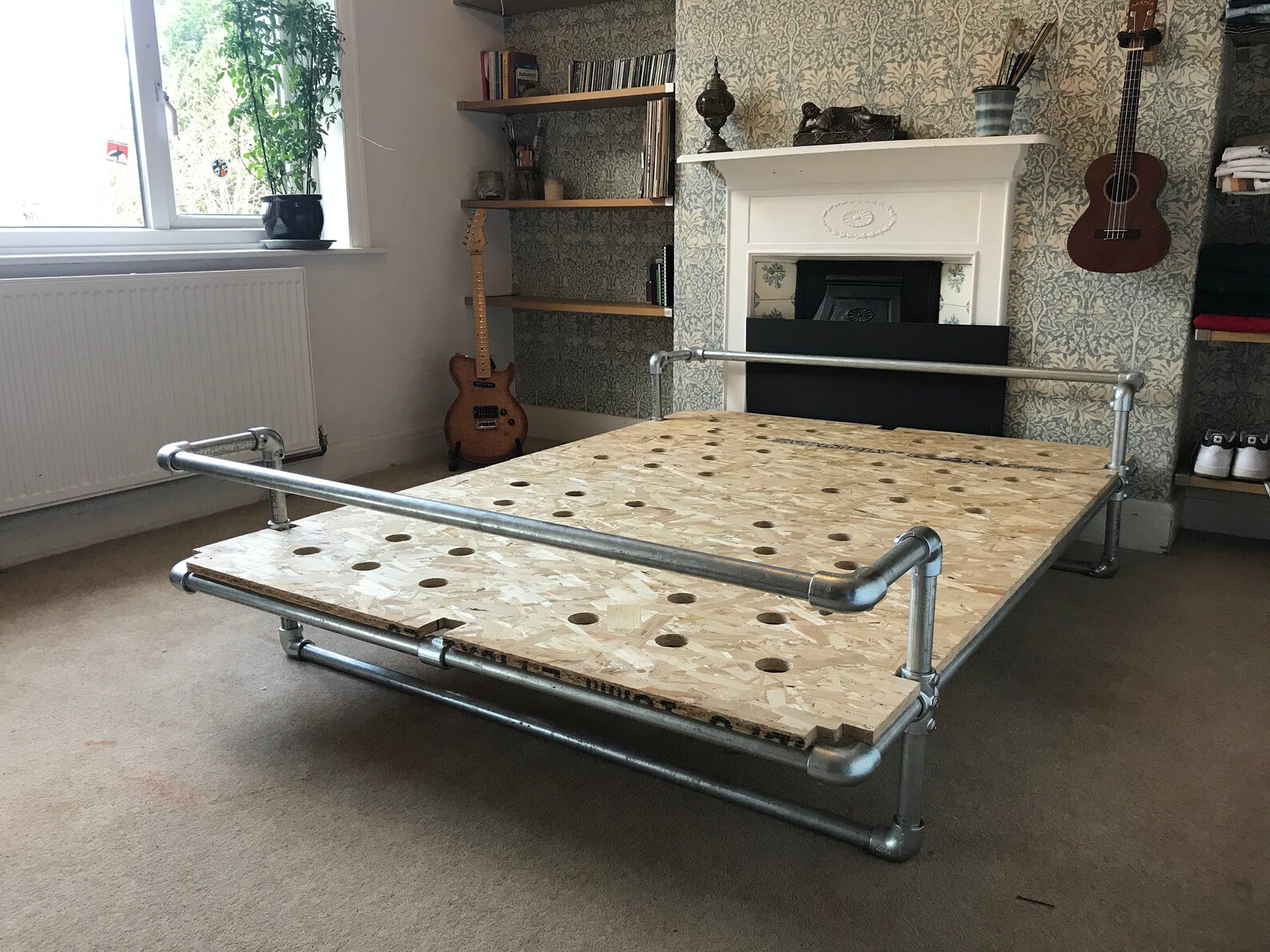 Industrial Style Scaffold Bed Frame Custom Fit | Etsy UK
