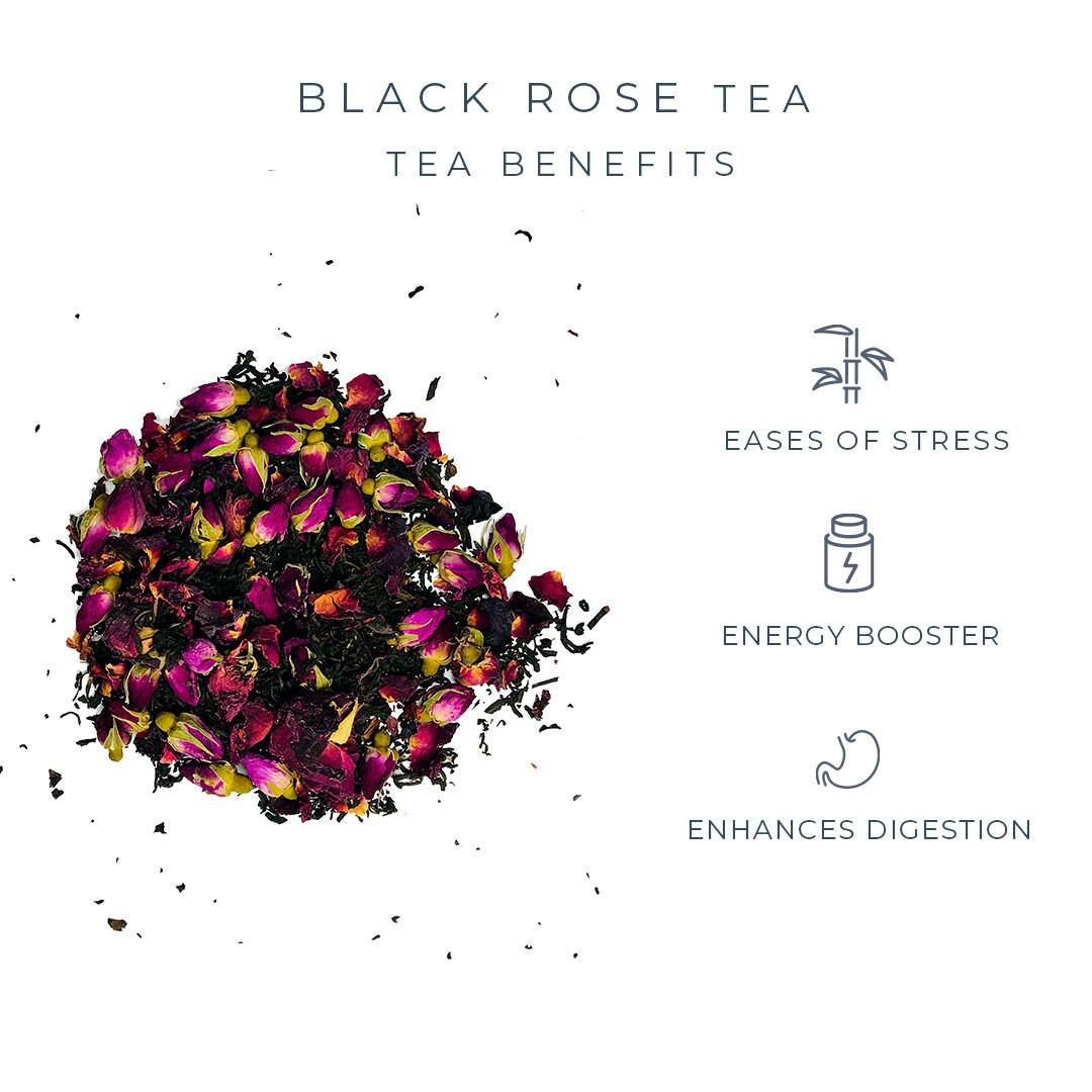 Black Rose Tea - Etsy