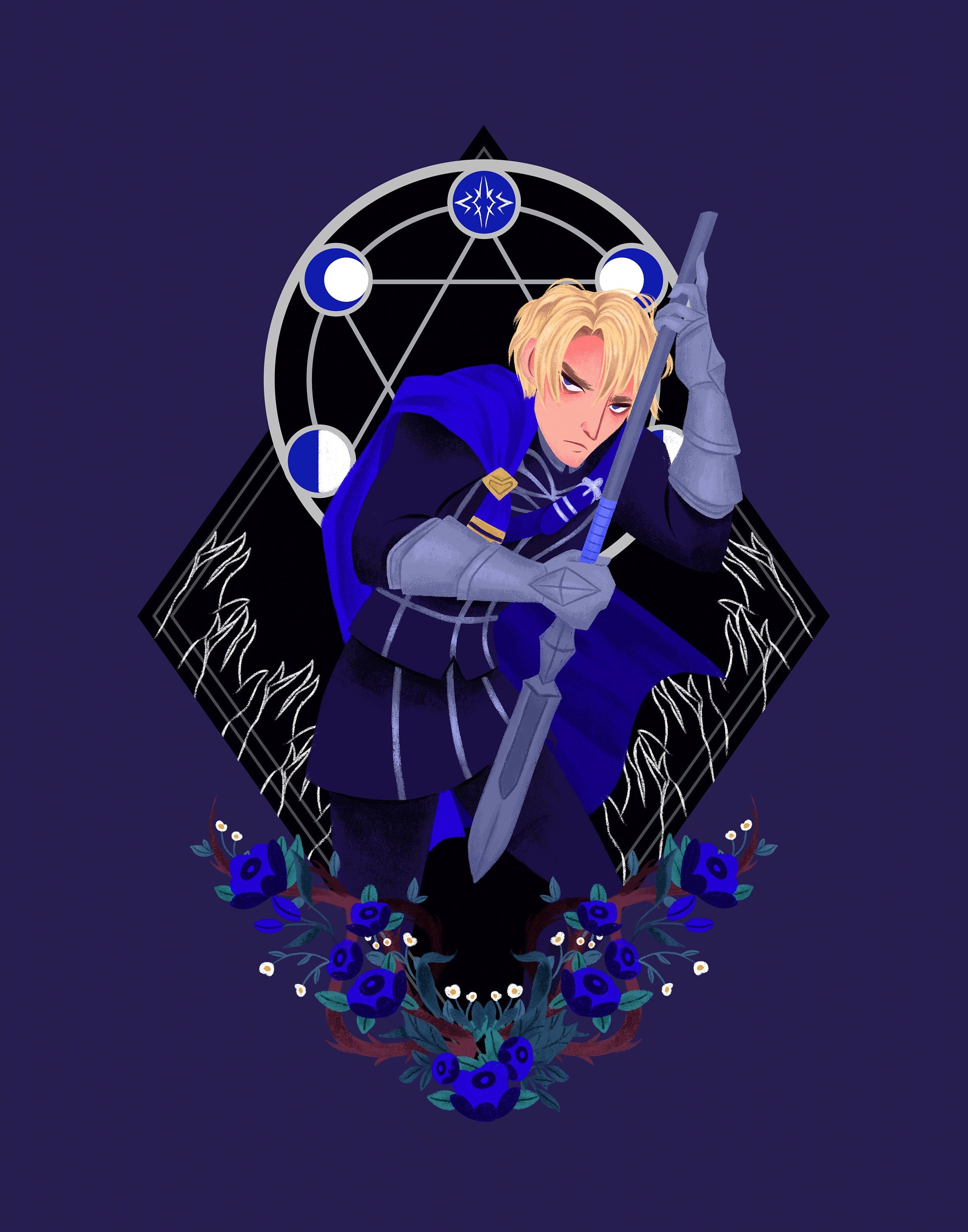FE3H Dimitri Pre-time Skip - Medium Print - Etsy