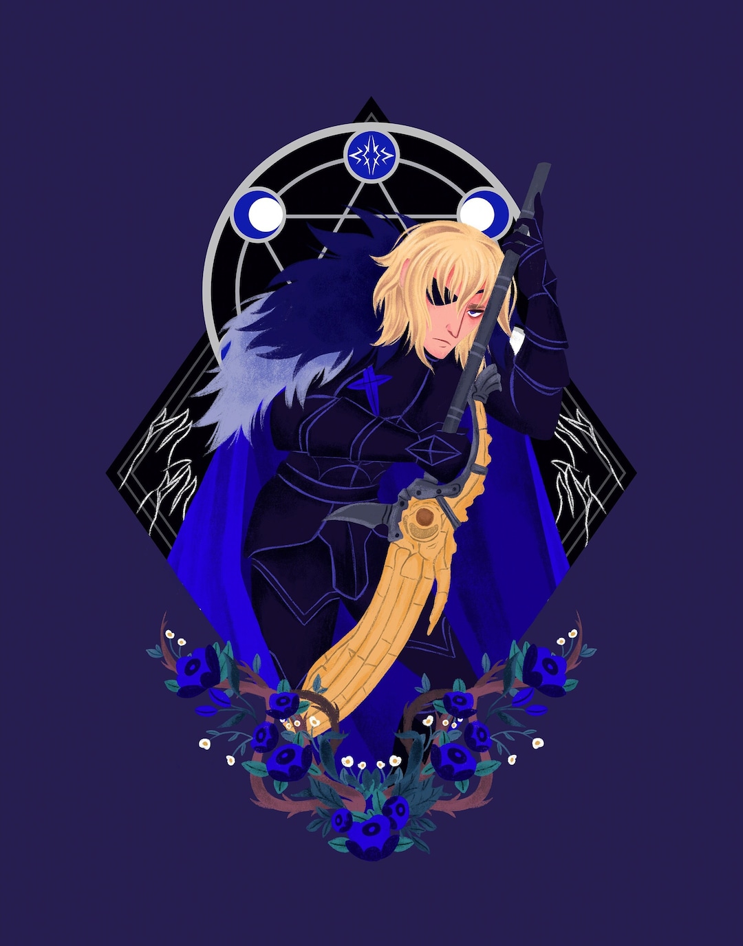 FE3H Dimitri Post-timeskip - Large Print - Etsy
