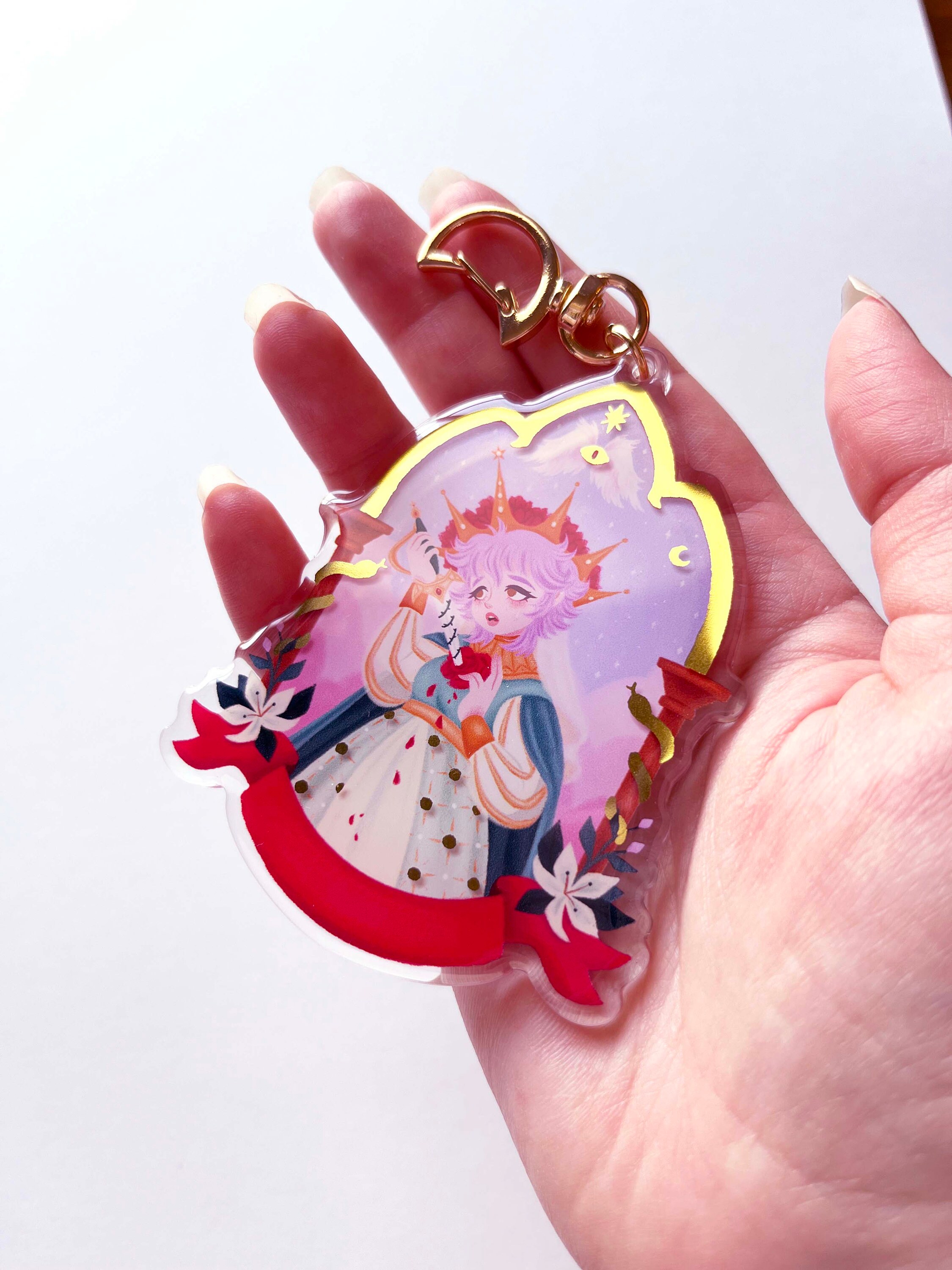 Sacrificial Lamb Gold Foil Acrylic Charm/keychain - Etsy
