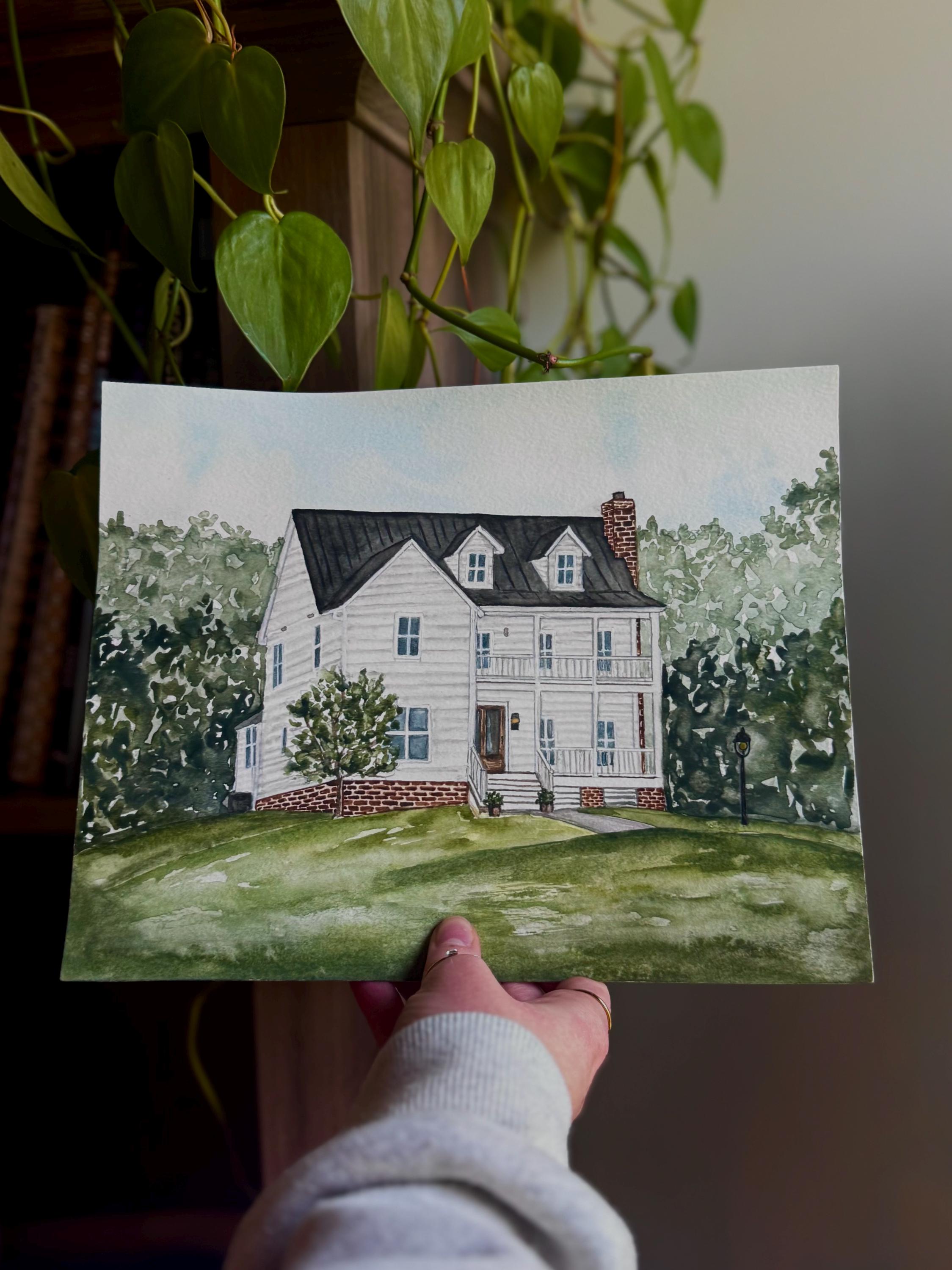 Custom House Portraits - Etsy