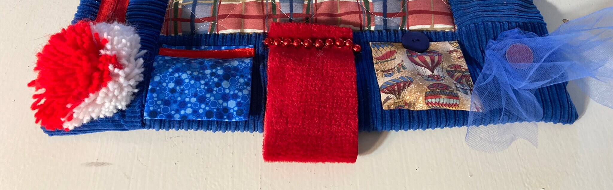 Fidget Quilt, Busy Blanket, Sensory Mat for Memory Care, Dementia ...