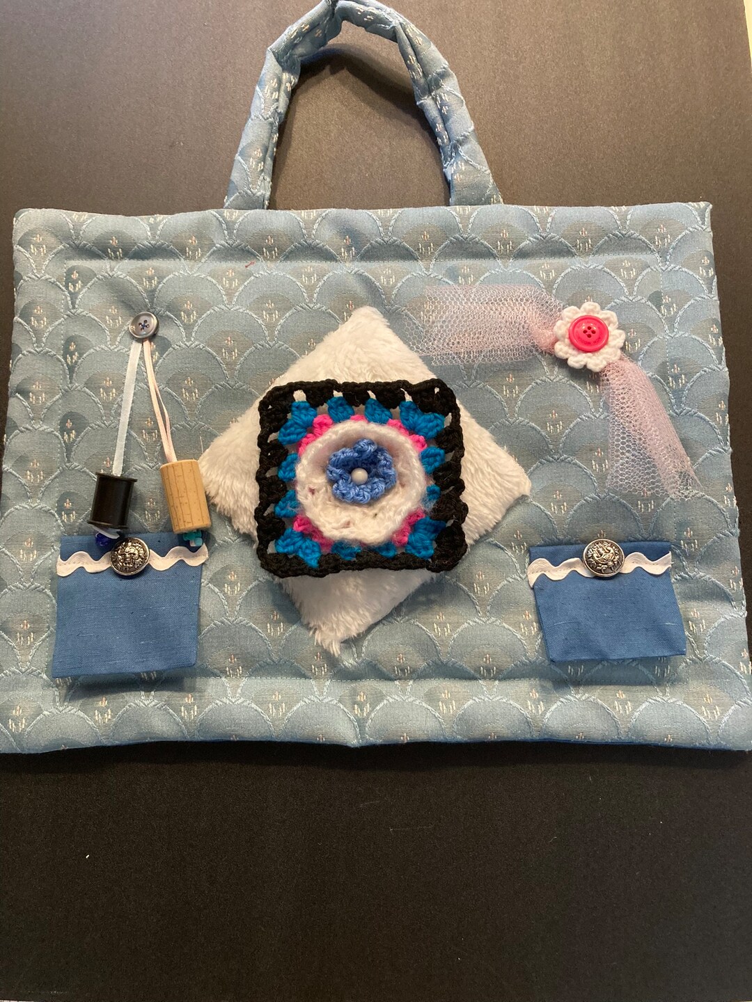 Fidget Quilt, Busy Blanket, Sensory Mat for Memory Care, Dementia ...