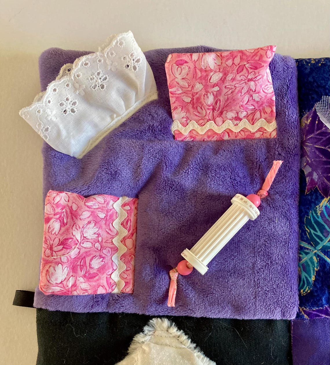 Fidget Quilt, Busy Blanket, Sensory Mat for Memory Care, Dementia ...