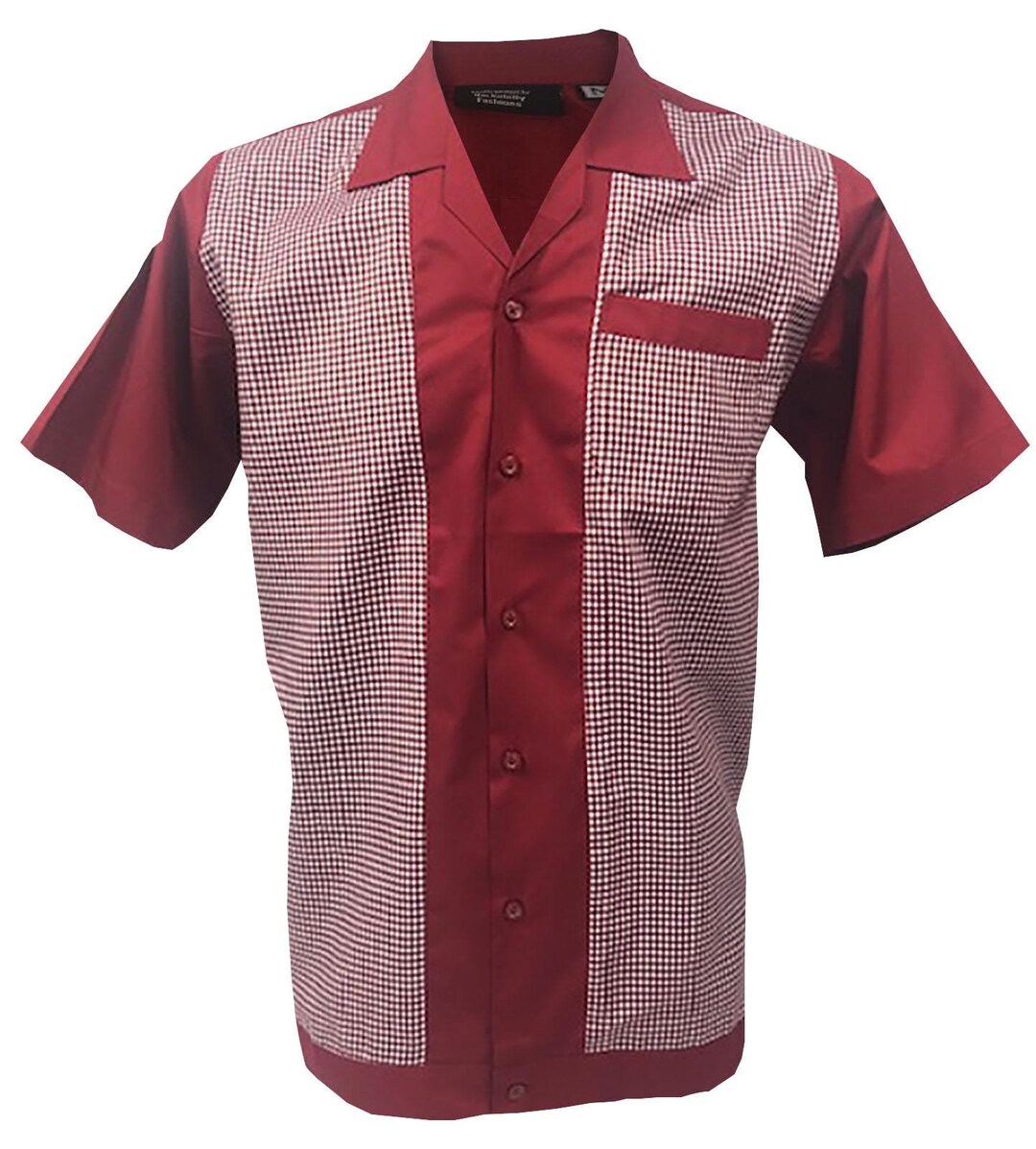 Red Gingham Check Rockabilly Shirt, 50s Vintage Style - Etsy