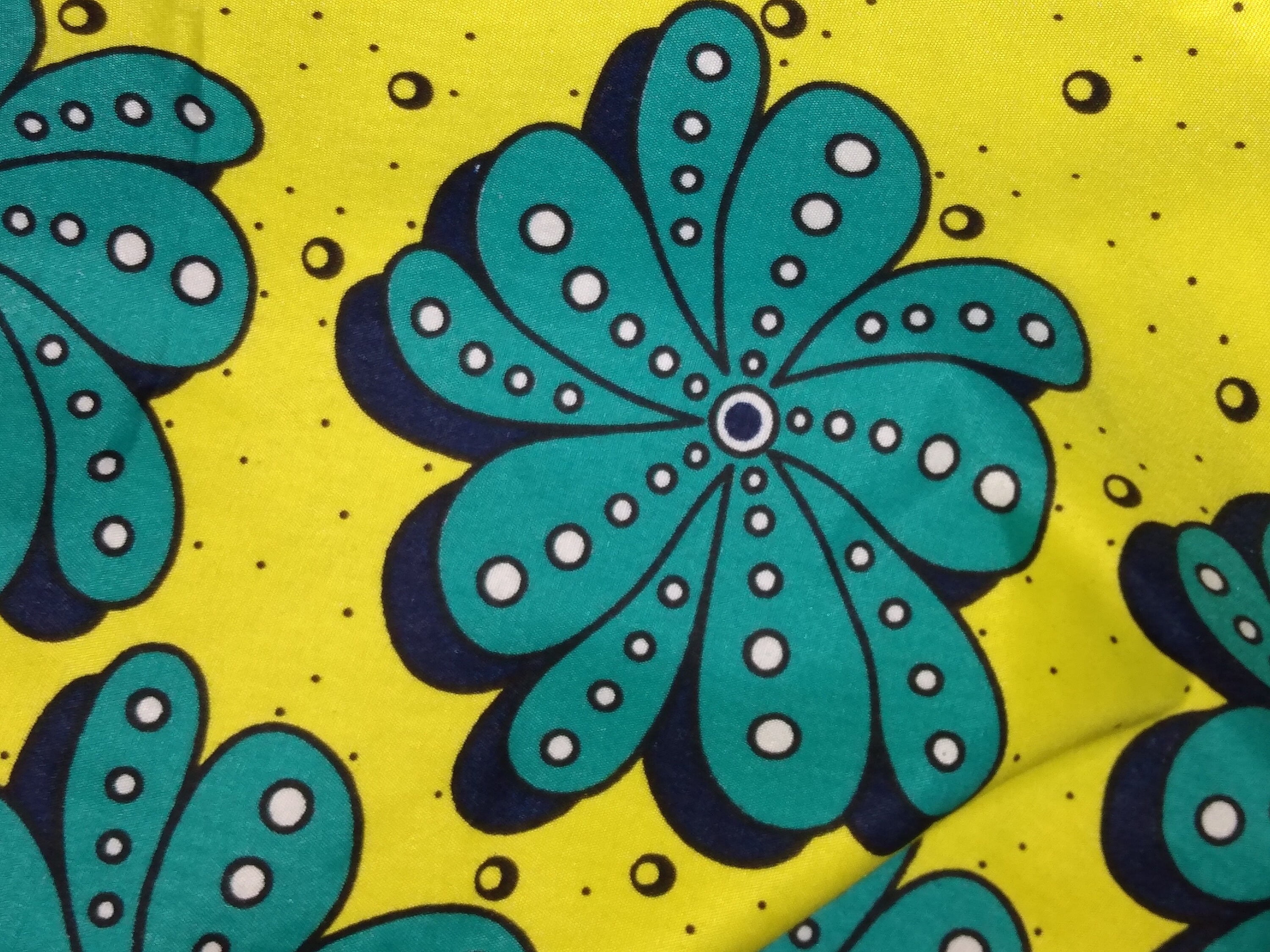 Yellow African Fabric Large Shopping Bag. Handmade Shoulder Bag. Ankara ...