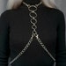 Silver Color Chain Harness and Multiple Rings - Etsy