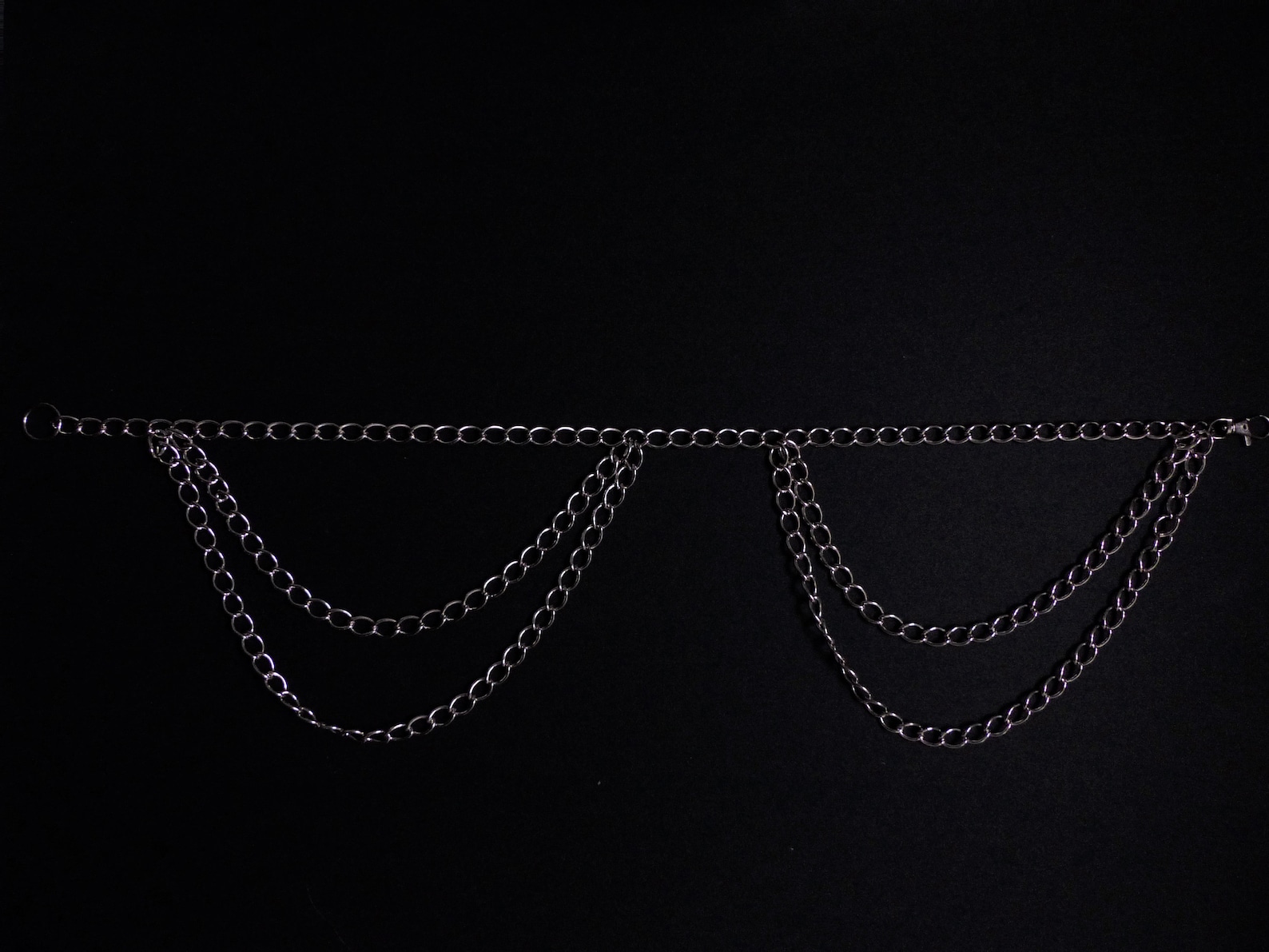 Waist and Hips Belt Style Lingerie in Silver Color Chain - Etsy