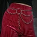 Waist and Hips Belt in Silver Color Chain and O Ring, Handmade - Etsy