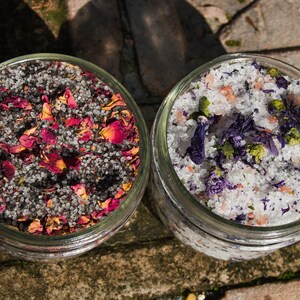 New Moon & Full Moon Bath Salt Set - Etsy
