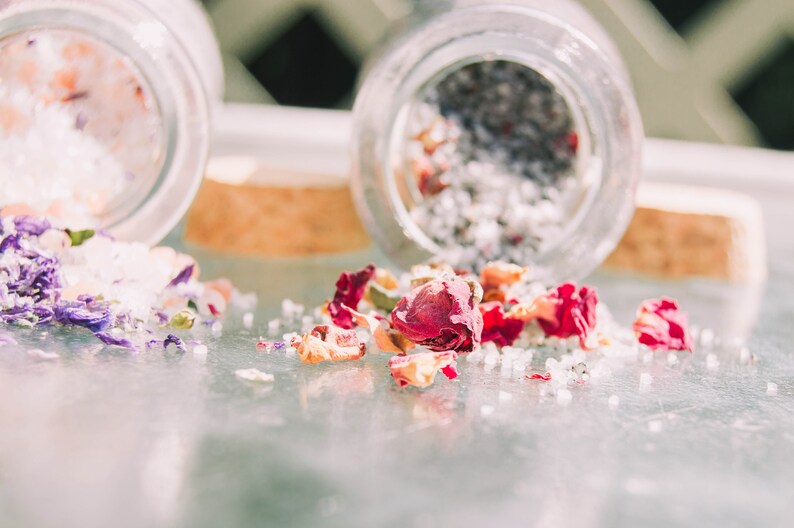 New Moon & Full Moon Bath Salt Set - Etsy