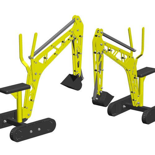 DIY Mini Metal Excavator for Kids Dxf Files and Drawing - Etsy