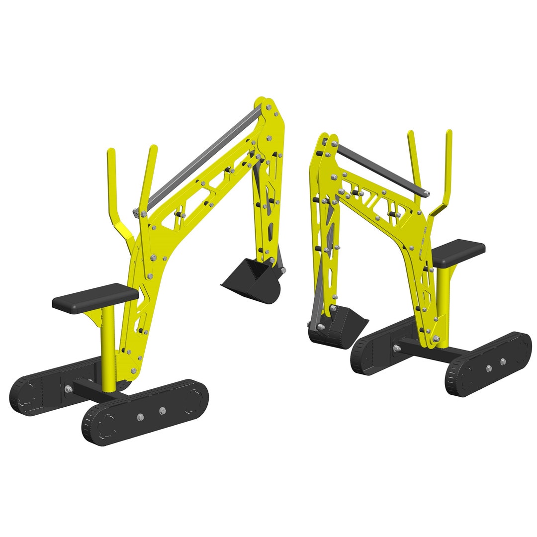 DIY Mini Metal Excavator for Kids Dxf Files and Drawing - Etsy