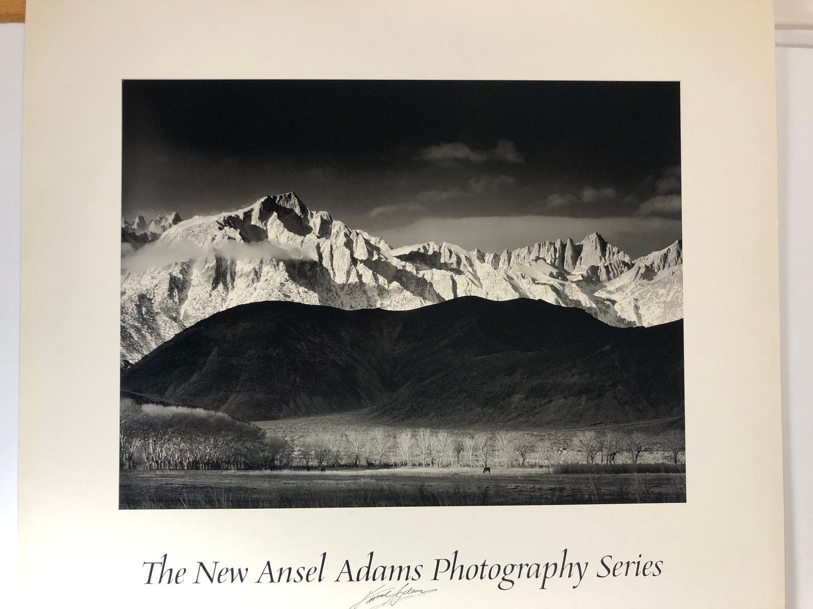 Signed Ansel Adams photography poster | Etsy