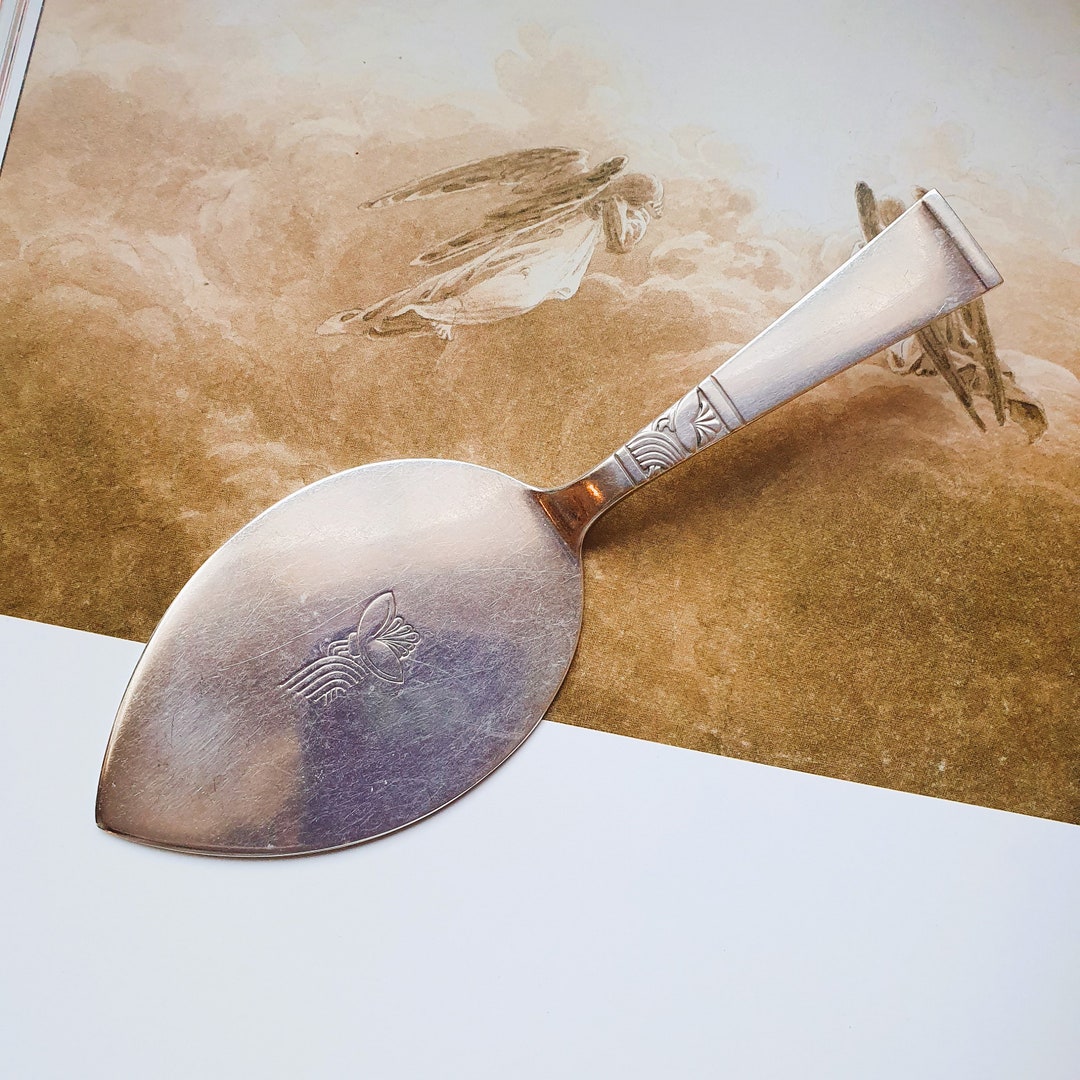 Dana Danish Silver Plate Cake Server Scandinavian Design - Etsy