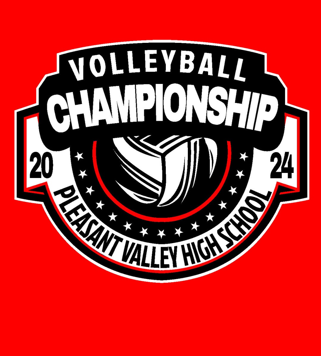 High School Volleyball Tournament Design - Editable SVG, AI, PDF - Etsy