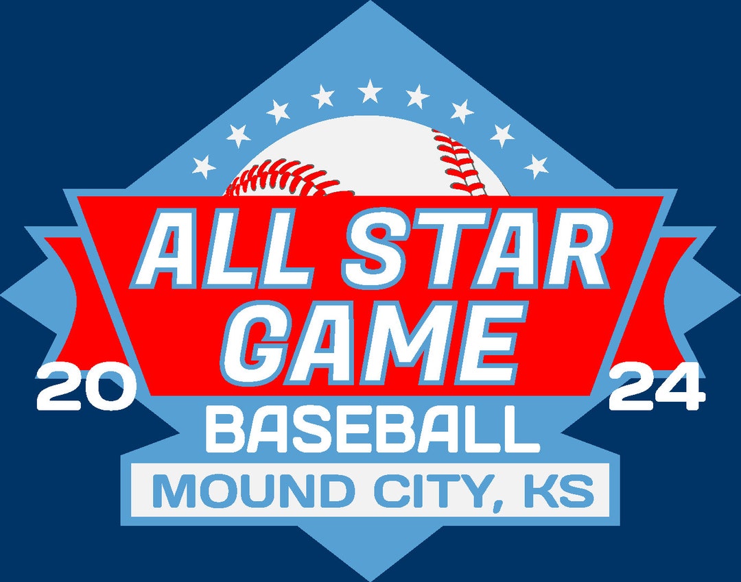 All-star Baseball T-shirt Design - Editable SVG, AI, PDF - Etsy