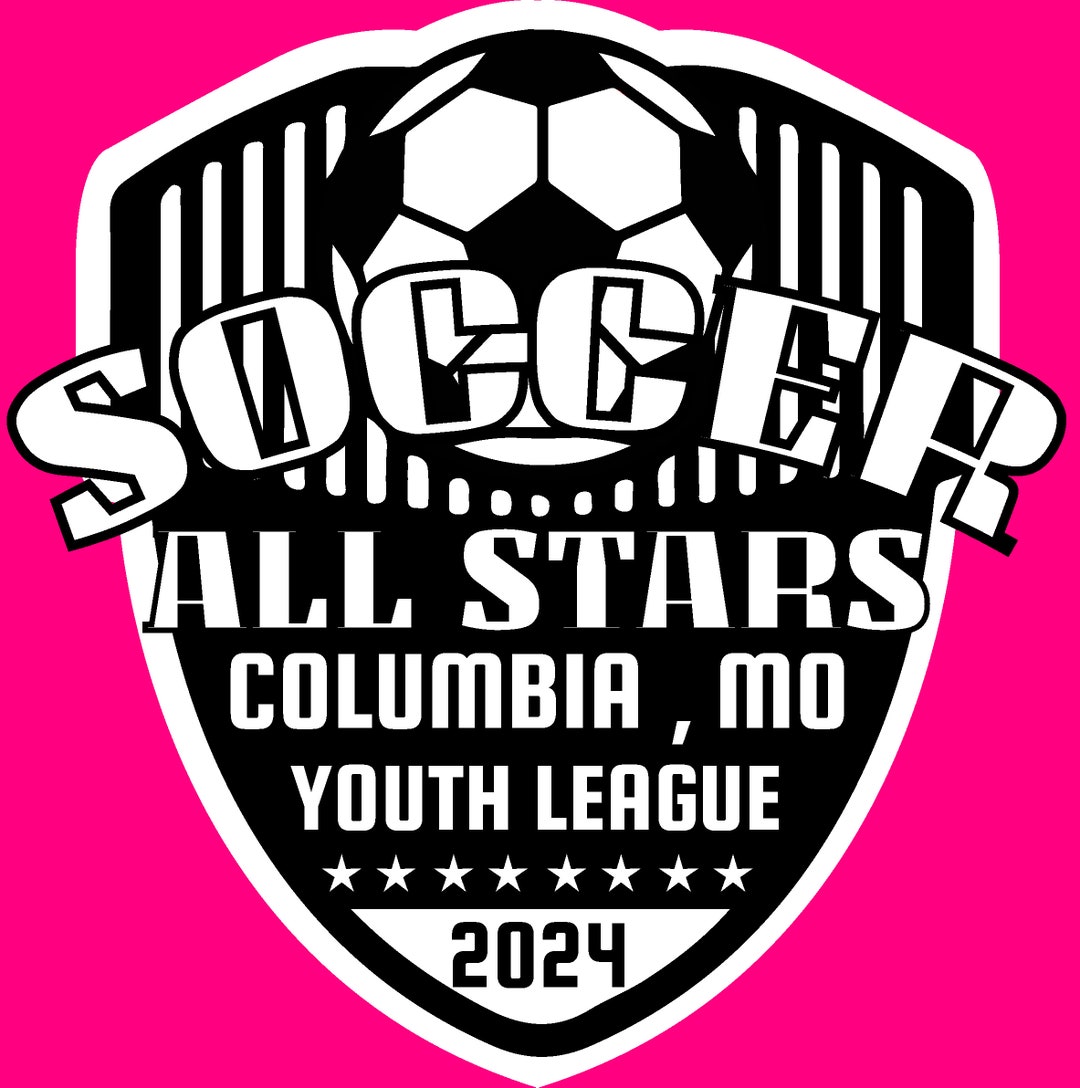 Youth League All-star Soccer T-shirt Design - SVG, AI, PDF - Etsy