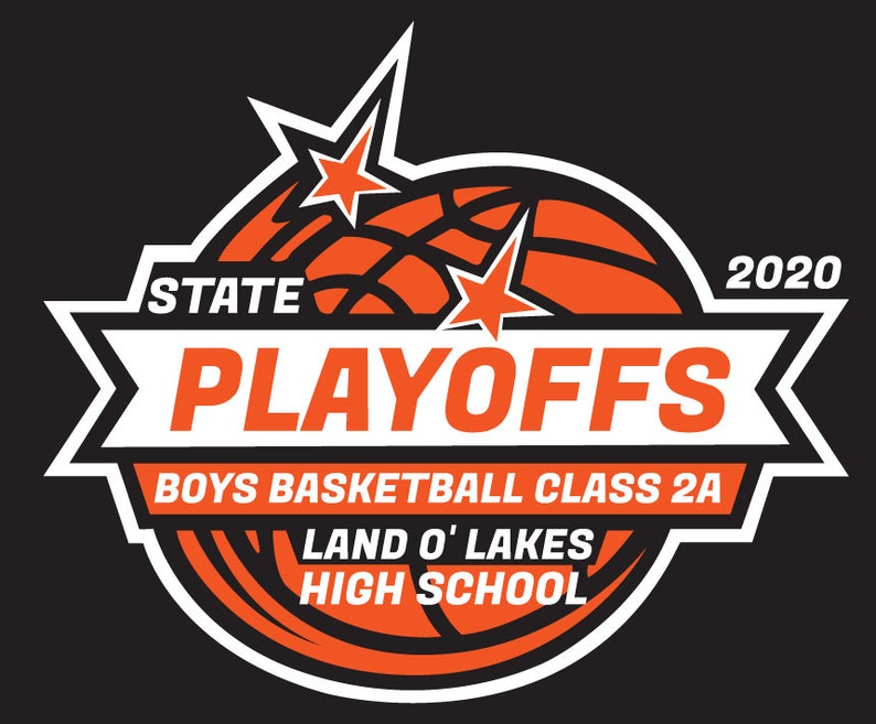 High School Basketball Playoffs T-shirt Design Kit | Editable SVG & AI ...