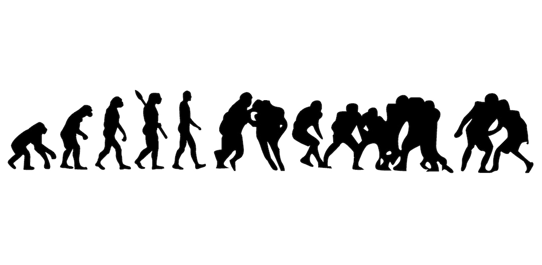 Football Evolution T-shirt Design - Editable SVG, AI, PDF - Etsy