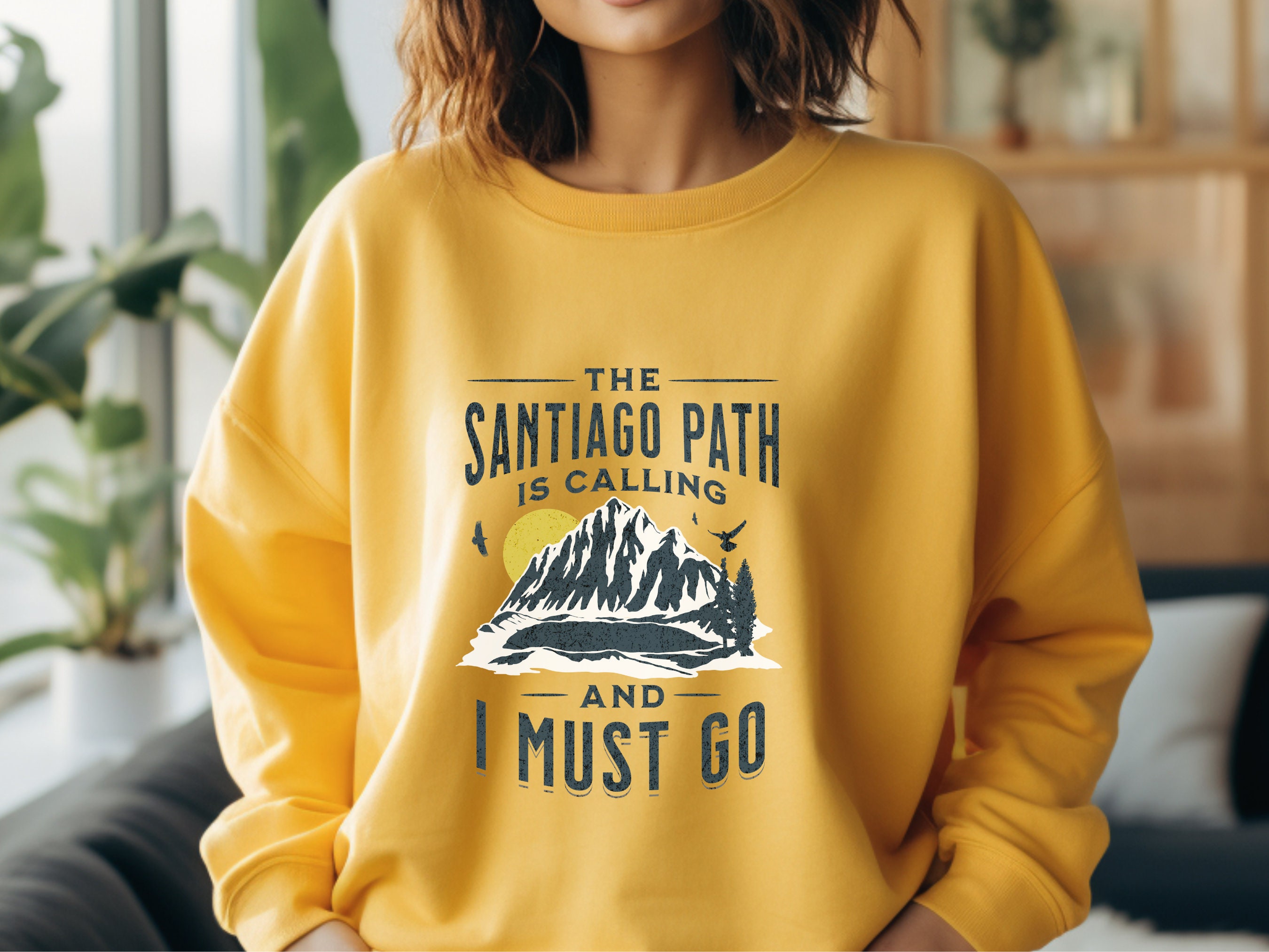 Santiago Path Sweater Camino De Santiago Shirt Santiago Way Spain ...
