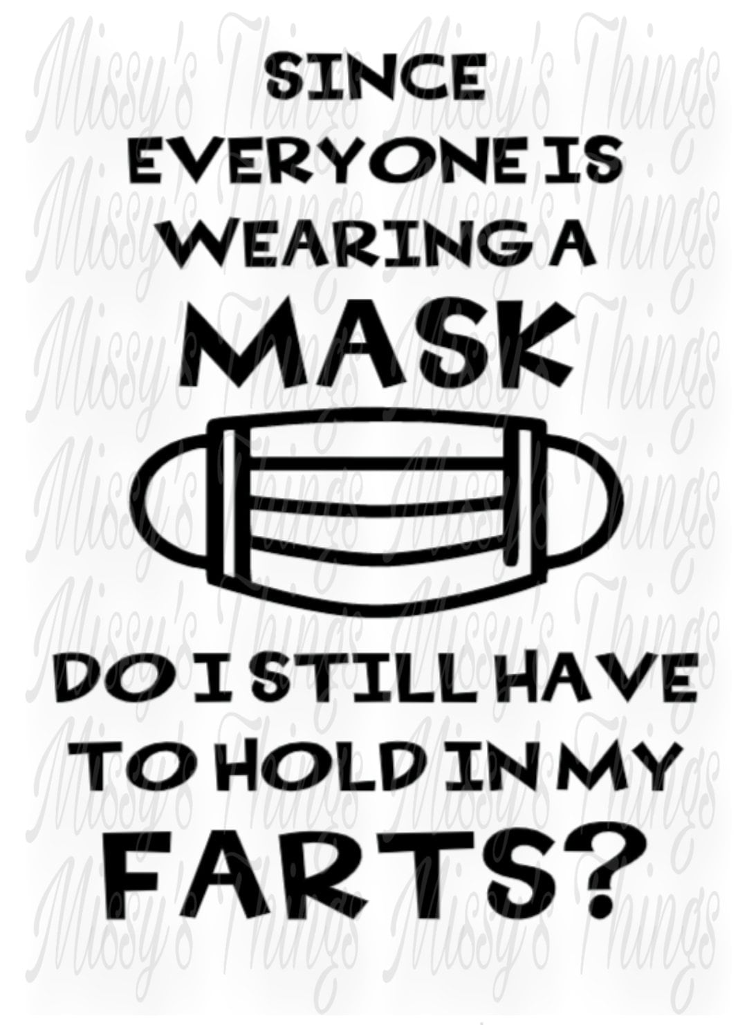 Mask Fart Digital File - Etsy