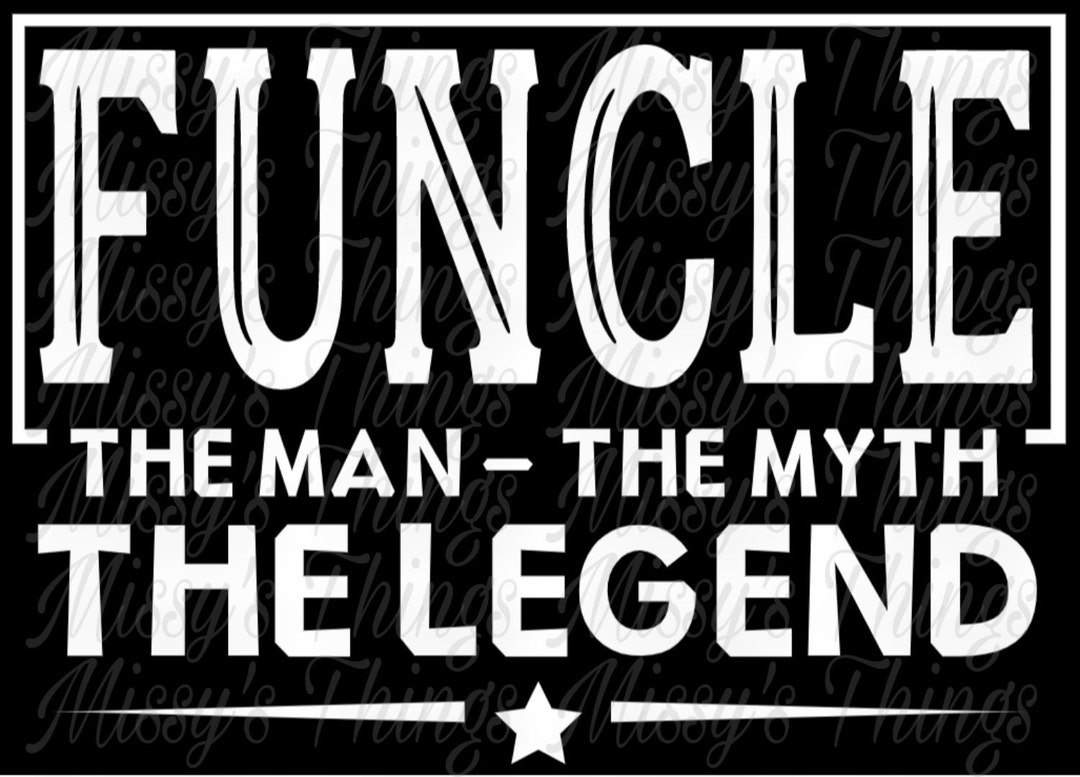 Funcle T-shirt/sign Downloable File - Etsy