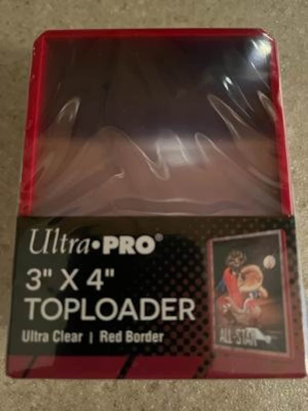 3 X 4 Regular RED Border Toploaders - Etsy