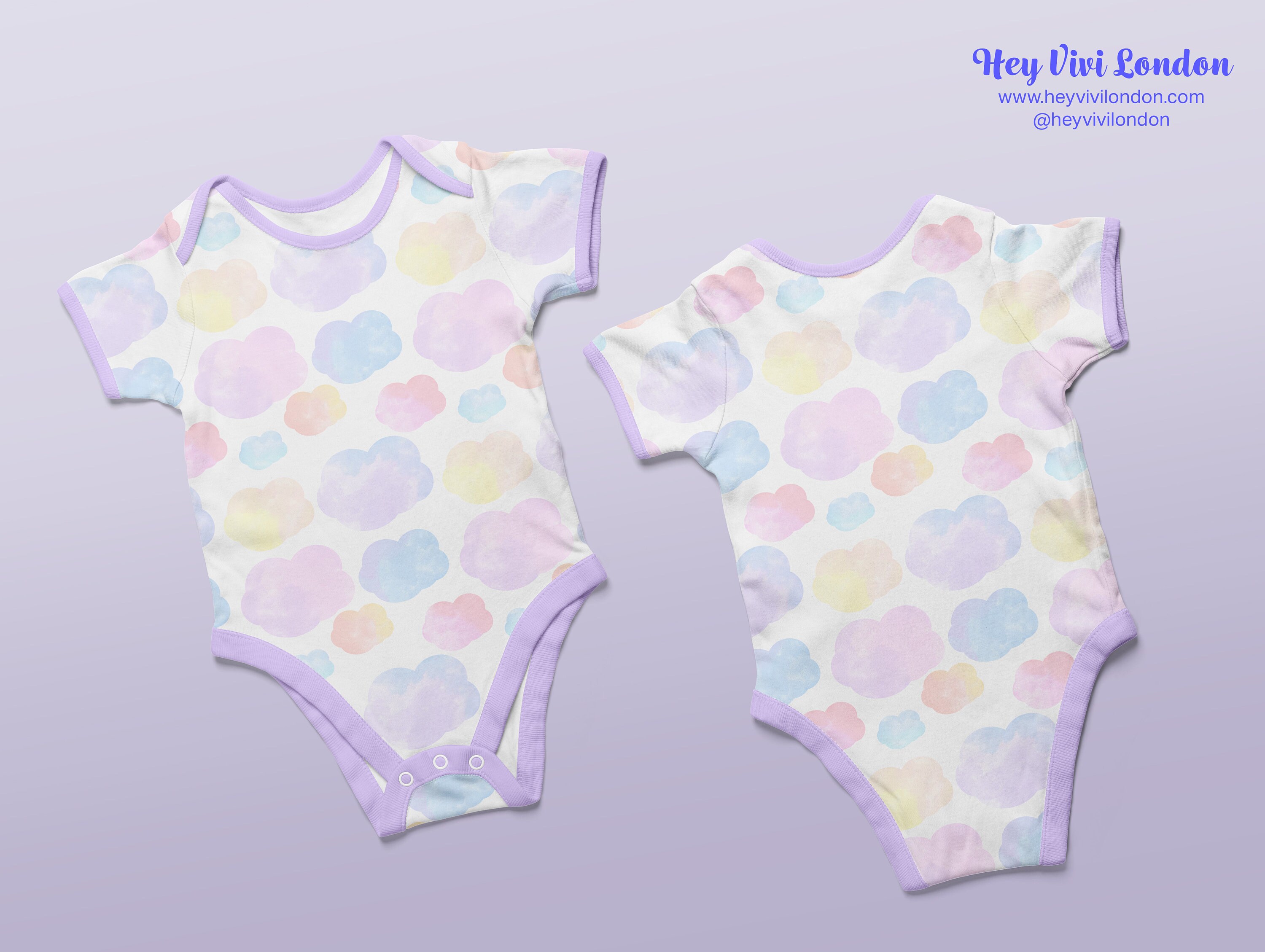 Cloud Candy Color Seamless Pattern Png, Kids Nursery Soft Pastel ...