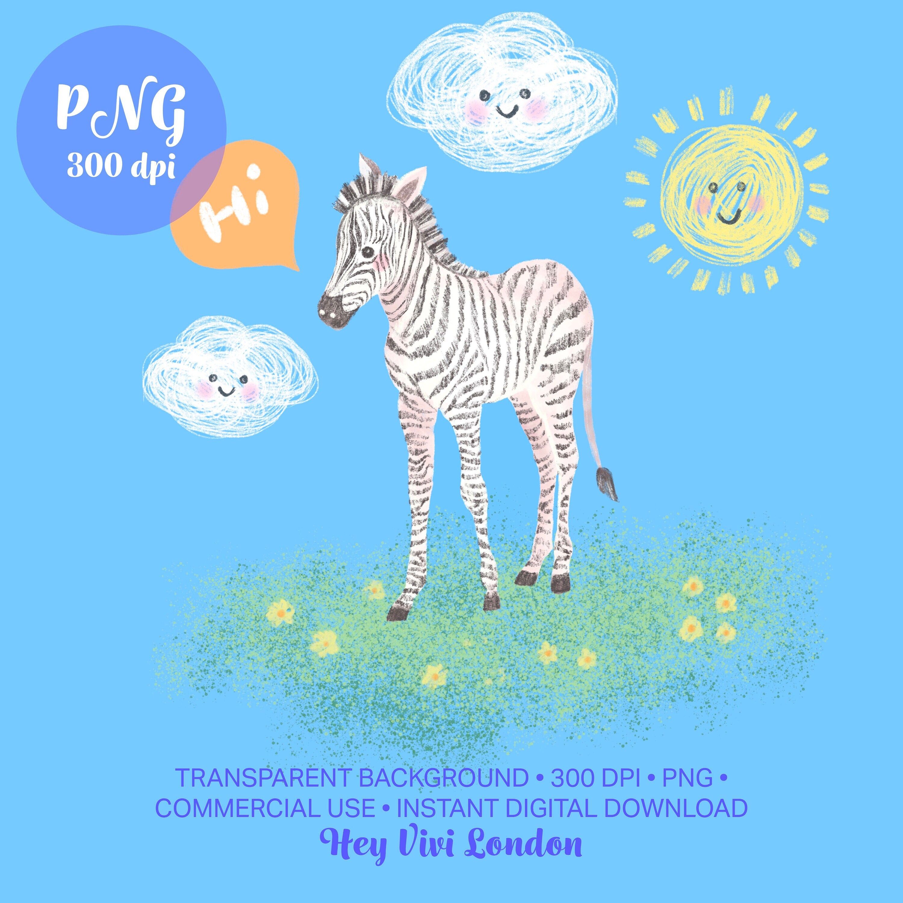 Baby Girl Zebra Clipart