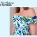 Shirred Dress Digital Sewing Pattern, Shirred Crop Top Pattern, Ruffle ...