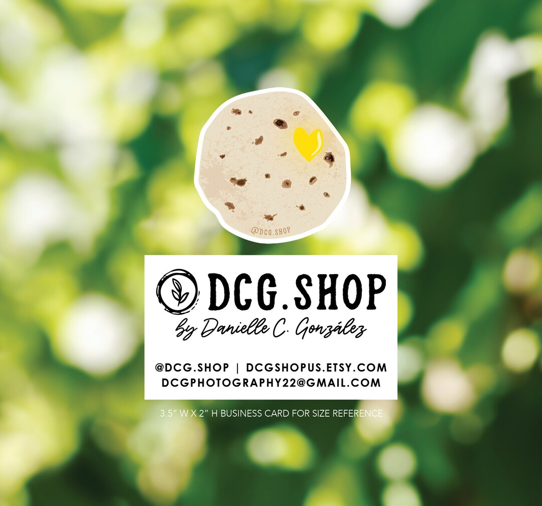 Tortilla With Butter Sticker - Original Design by Dcg.shop - Etsy