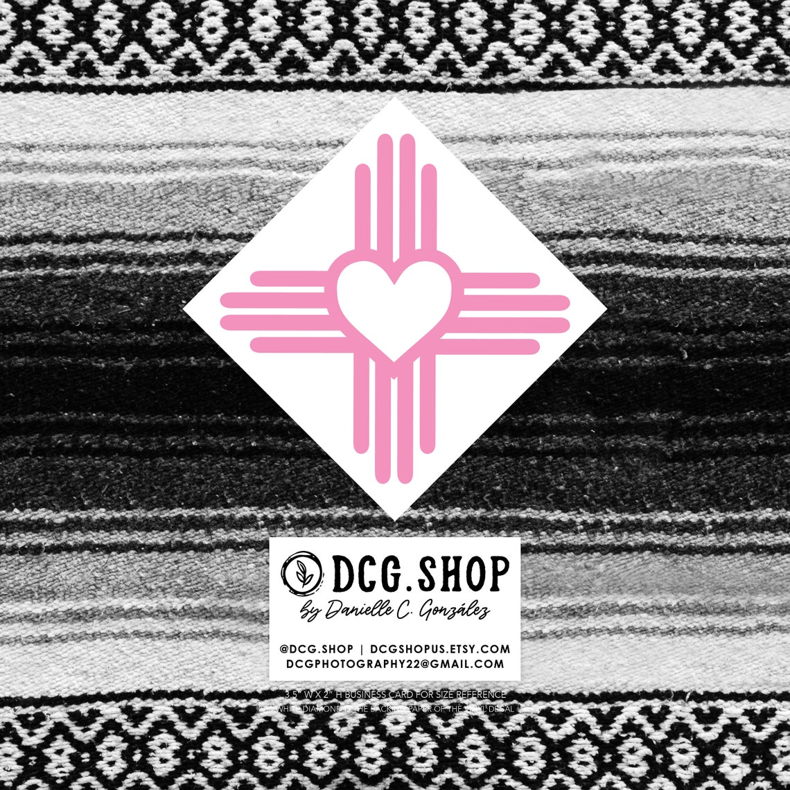 Heart Zia Symbol Vinyl Decal Approx. 4.875 Dcg.shop - Etsy