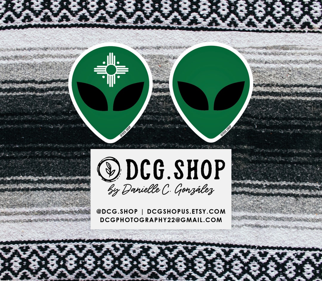 Alien Stickers Alien With Zia Stickers Dcg.shop - Etsy