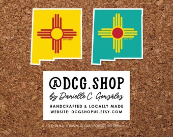 New Mexico Zia State Flag Sticker - Etsy