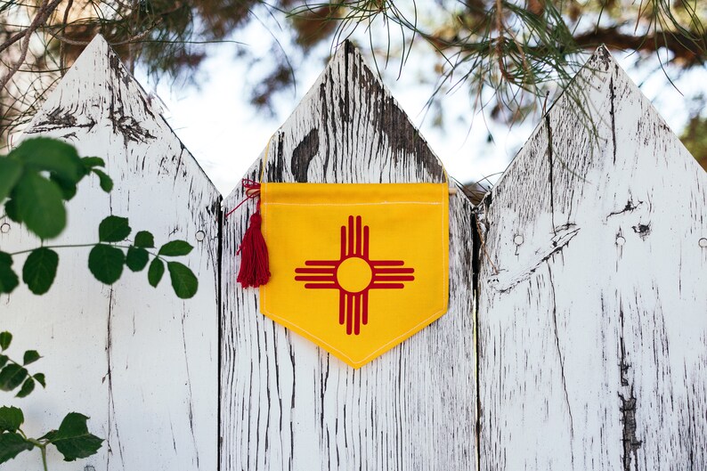 New Mexico State Flag Zia Banner Original Design by Dcg.shop | Etsy