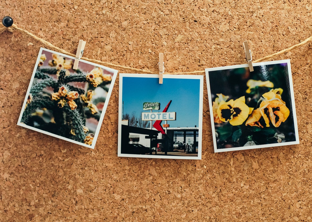 Personalized Mini Square Prints Submit Your Own Photos - Etsy