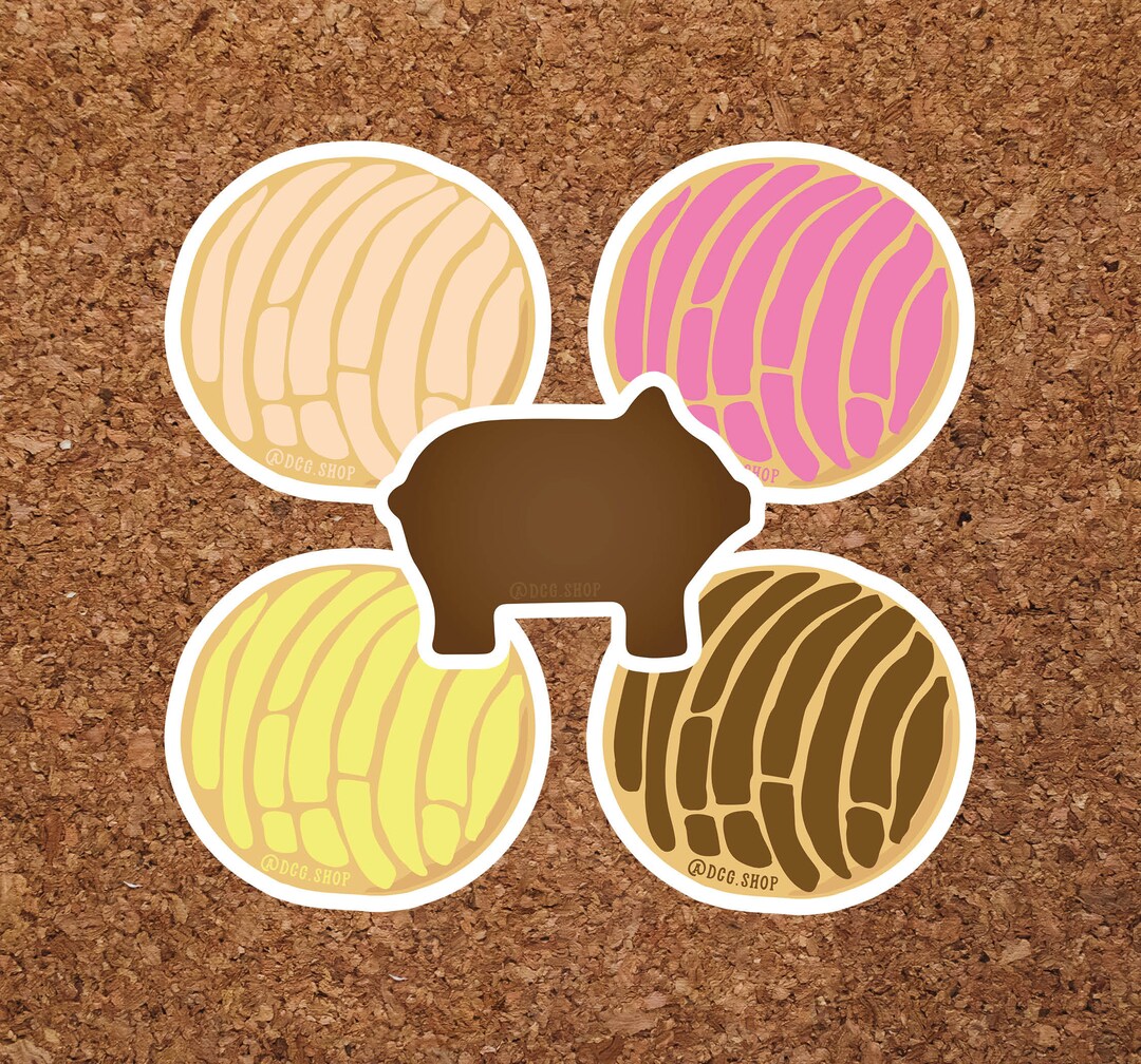 Pan Dulce Sticker Concha Sticker Marranito Sticker Water - Etsy.de